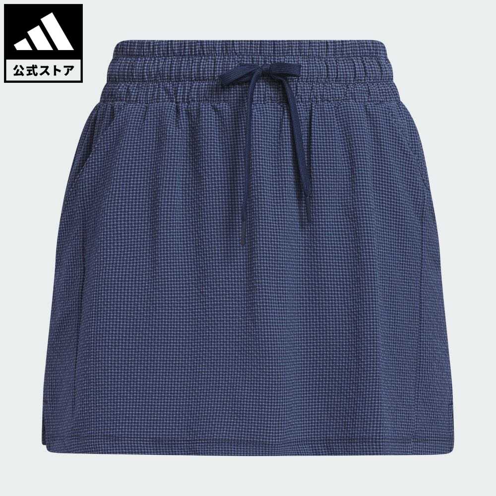 【楽天市場】【公式】アディダス adidas 返品可 ゴルフ シアサッカーギンガム プルオンスカート レディース ウェア・服 ボトムス スカート 青 ブルー HT1286 Gnot ...