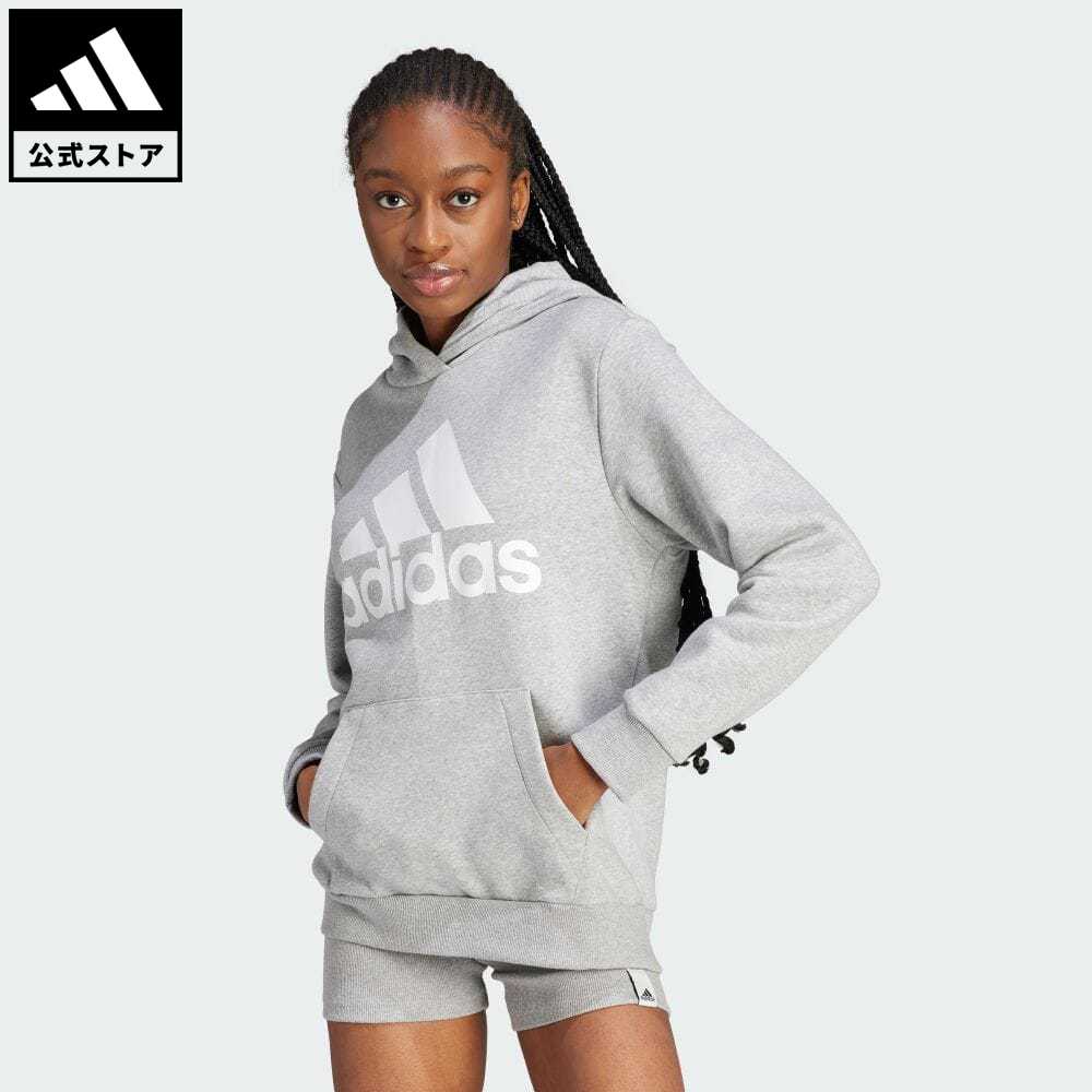 【楽天市場】【公式】アディダス adidas 返品可 エッセンシャルズ ロゴ フリースパーカー スポーツウェア レディース ウェア・服 ...