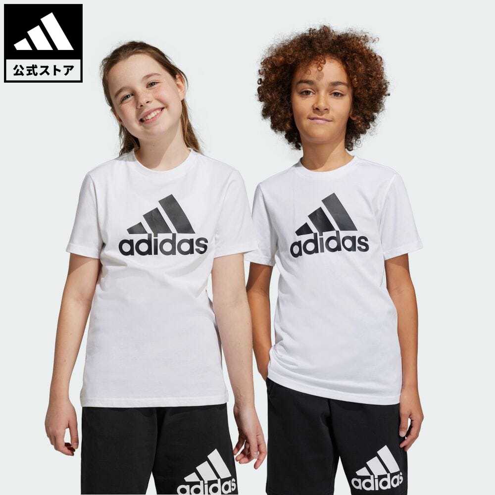 【楽天市場】【公式】アディダス adidas 返品可 エッセンシャルズ ビッグロゴ コットン スリム半袖Tシャツ スポーツウェア キッズ／子供 ...