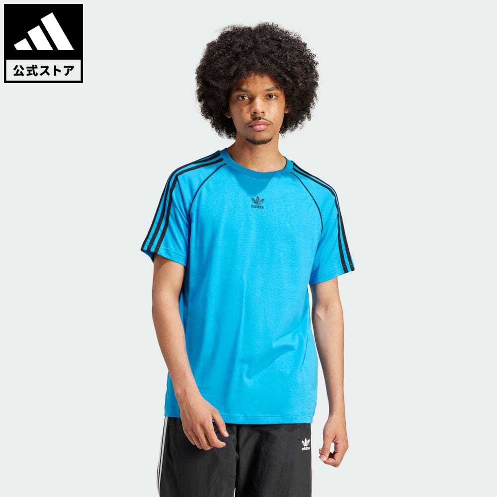 【楽天市場】【公式】アディダス adidas 返品可 SST 半袖Tシャツ オリジナルス メンズ ウェア・服 トップス Tシャツ 青 ブルー ...