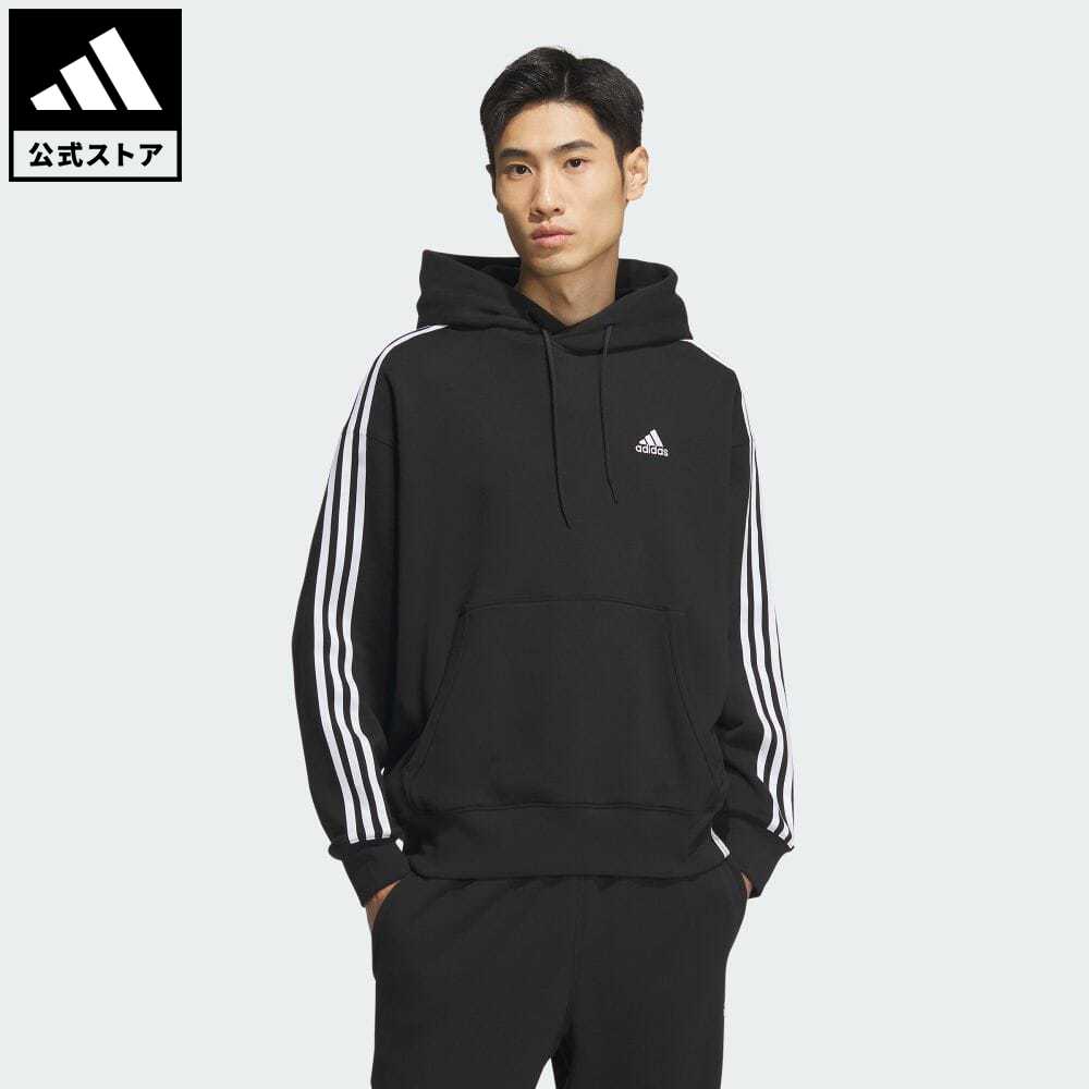 【楽天市場】【公式】アディダス adidas 返品可 エッセンシャルズ プラス ルーズフィット スリーストライプス フレンチテリー ...