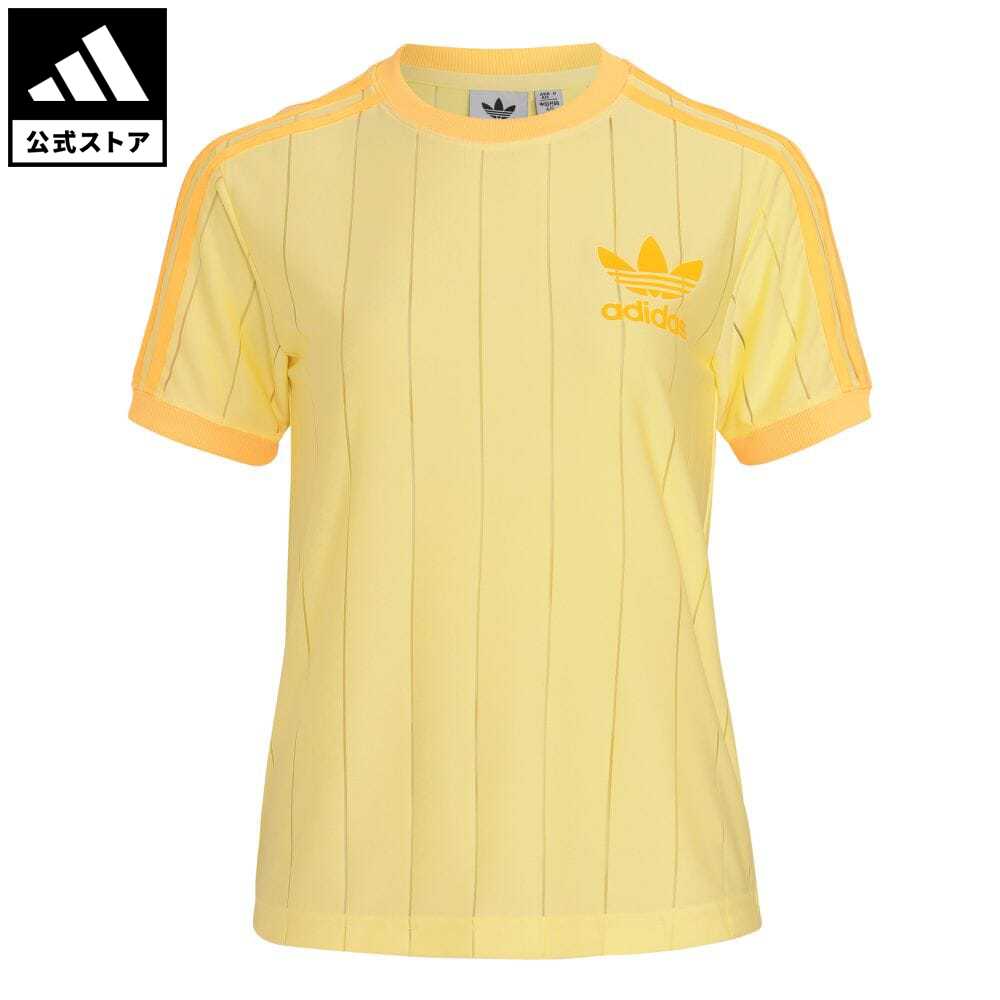 【楽天市場】【公式】アディダス adidas 返品可 スリーストライプス半袖Tシャツ オリジナルス レディース ウェア・服 トップス Tシャツ ...