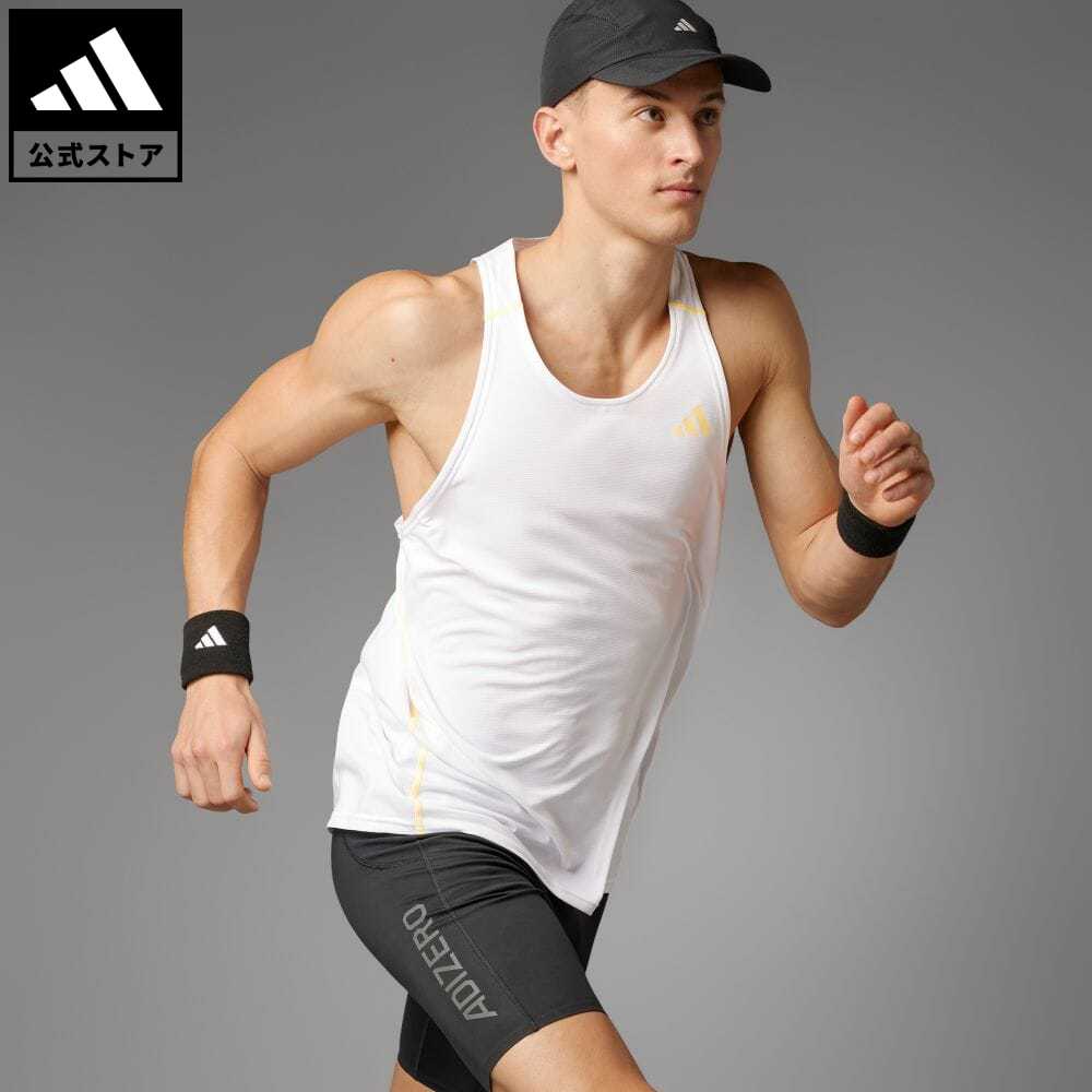 【楽天市場】【公式】アディダス adidas 返品可 ランニング アディゼロ ランニング シングレット メンズ ウェア・服 トップス シング ...