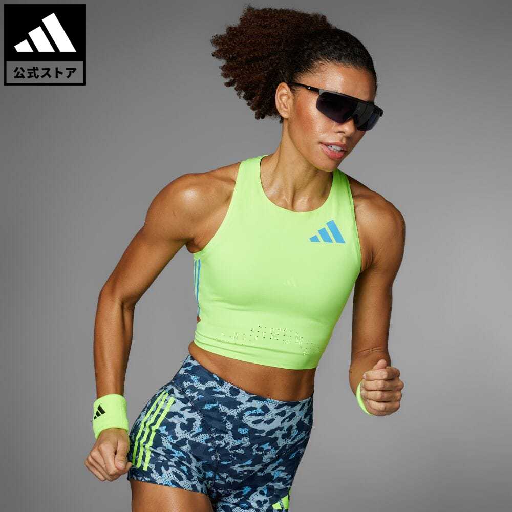 【楽天市場】【公式】アディダス adidas 返品可 ランニング Road to Records クロップトップ レディース ウェア・服 ...