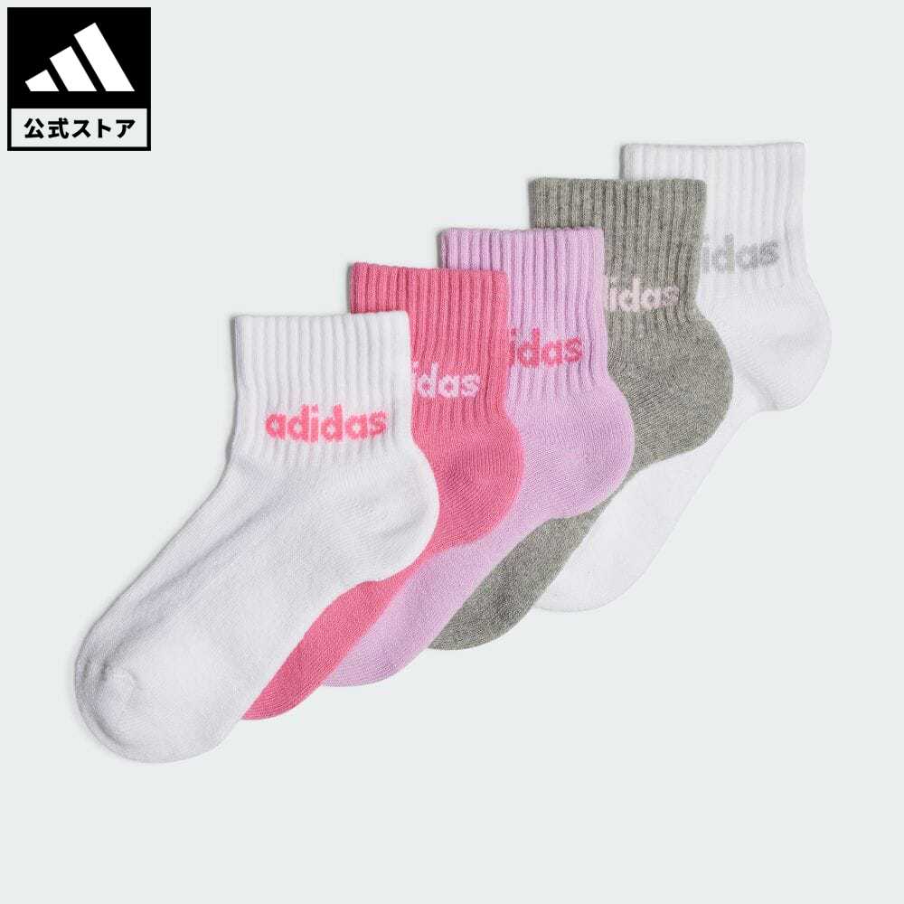 【楽天市場】【公式】アディダス adidas 返品可 リニア アンクルソックス 5足組 キッズ キッズ／子供用 アクセサリー ソックス・靴下 ...