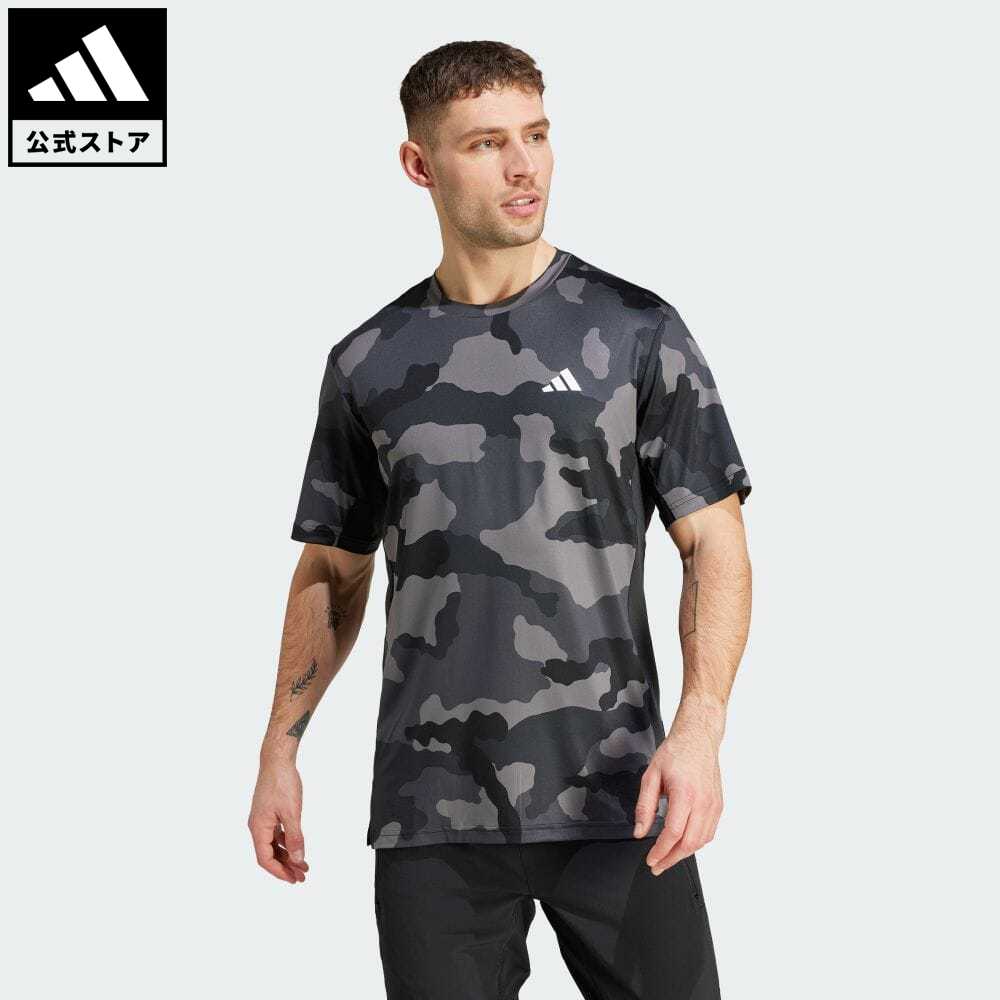 【楽天市場】【公式】アディダス adidas 返品可 ジム・トレーニング トレイン エッセンシャルズ カモ総柄プリント 半袖Tシャツ メンズ ...