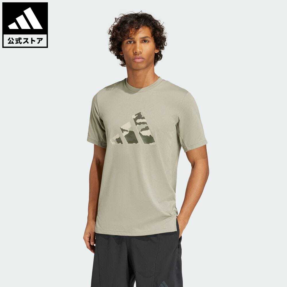 【楽天市場】【公式】アディダス adidas 返品可 ジム・トレーニング トレイン エッセンシャルズ カモグラフィック ロゴ 半袖Tシャツ ...