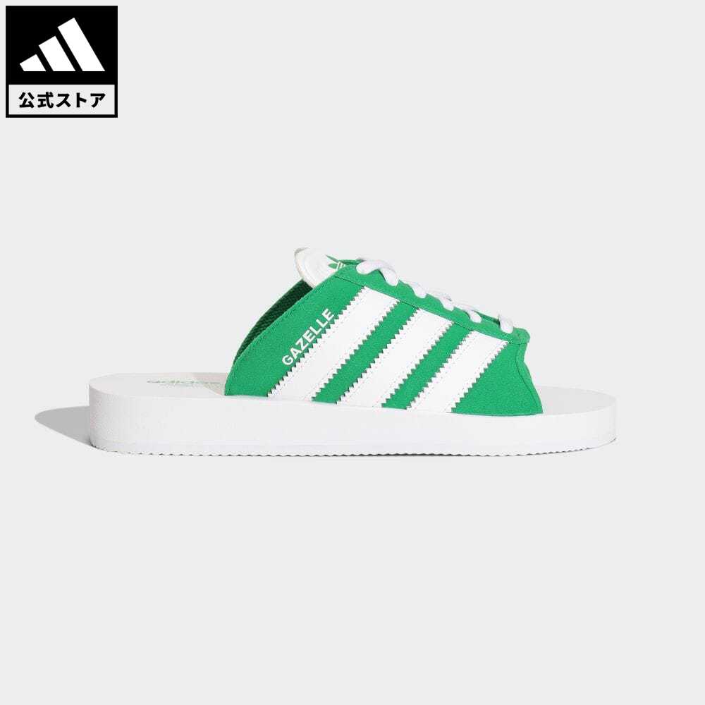 【楽天市場】【公式】アディダス adidas 返品可 ガゼル ビーチスライド / Gazelle Beach Slides オリジナルス ...