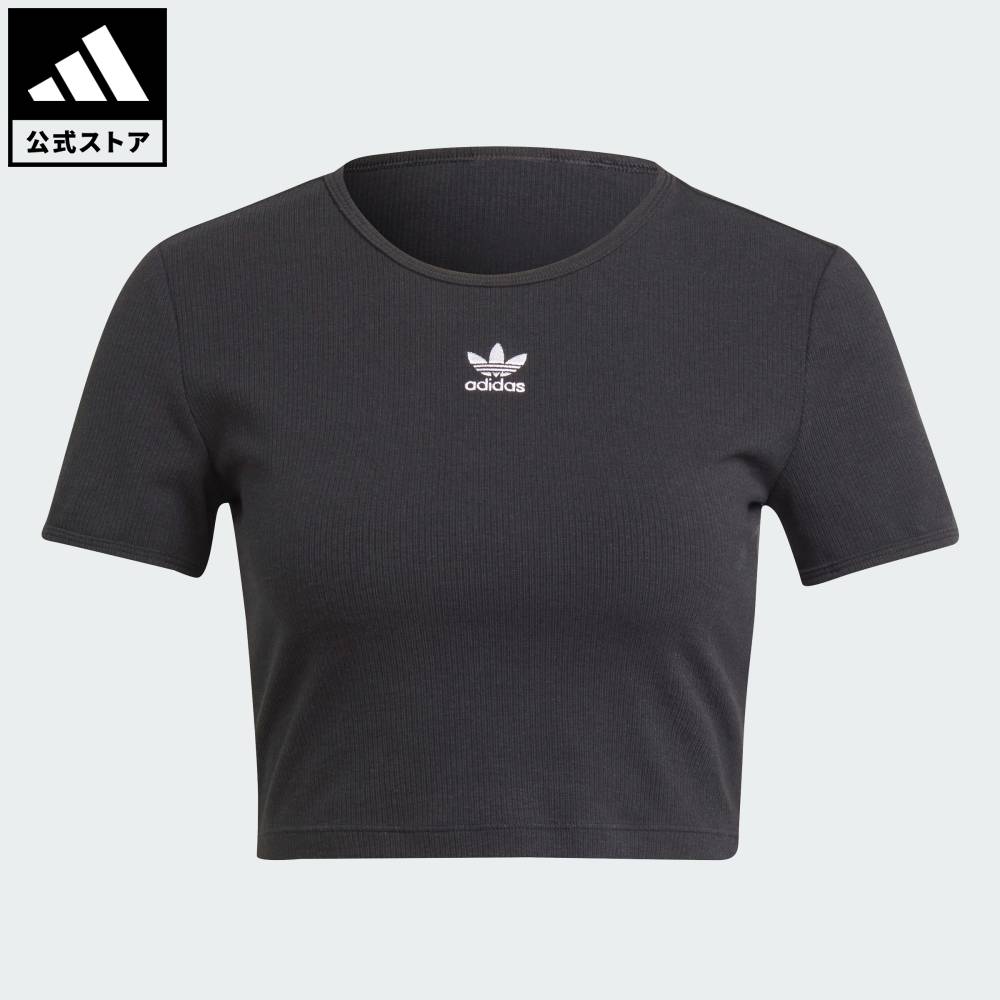 【楽天市場】【公式】アディダス adidas 返品可 ライフスタイル エッセンシャルズ リブ Tシャツ オリジナルス レディース ウェア・服 ...