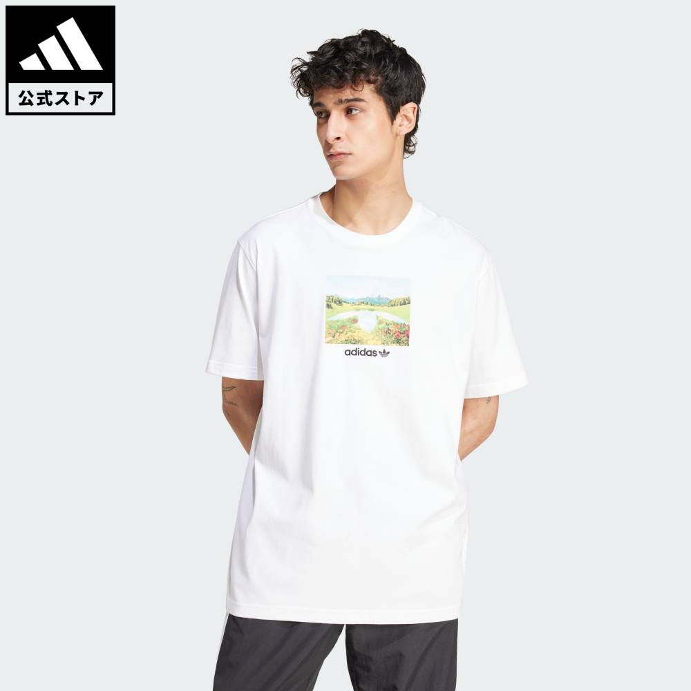 【楽天市場】 【公式】アディダス adidas 返品可 ライフスタイル デイ グラフィックTシャツ オリジナルス メンズ ウェア・服 Tシャツ ...