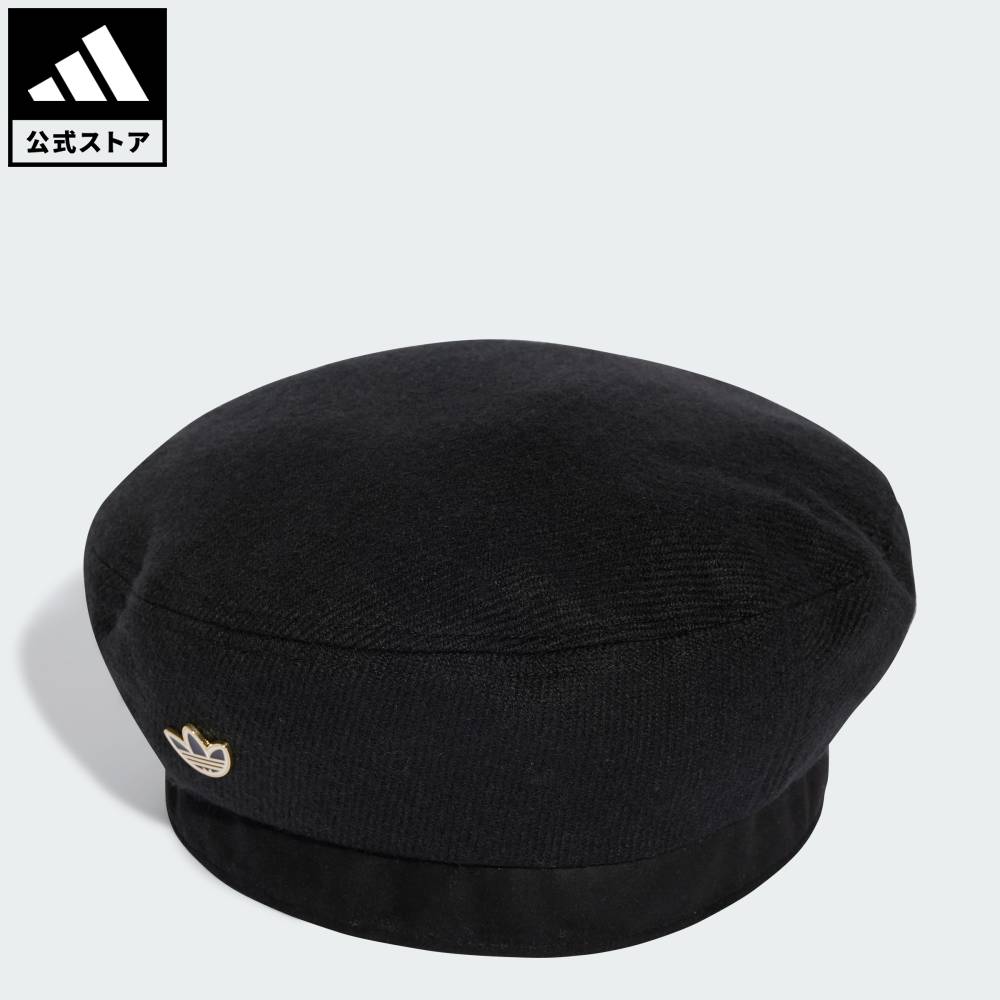 【楽天市場】【公式】アディダス adidas 返品可 ライフスタイル ベレー帽 オリジナルス ユニセックス アクセサリー 帽子 黒 ブラック ...