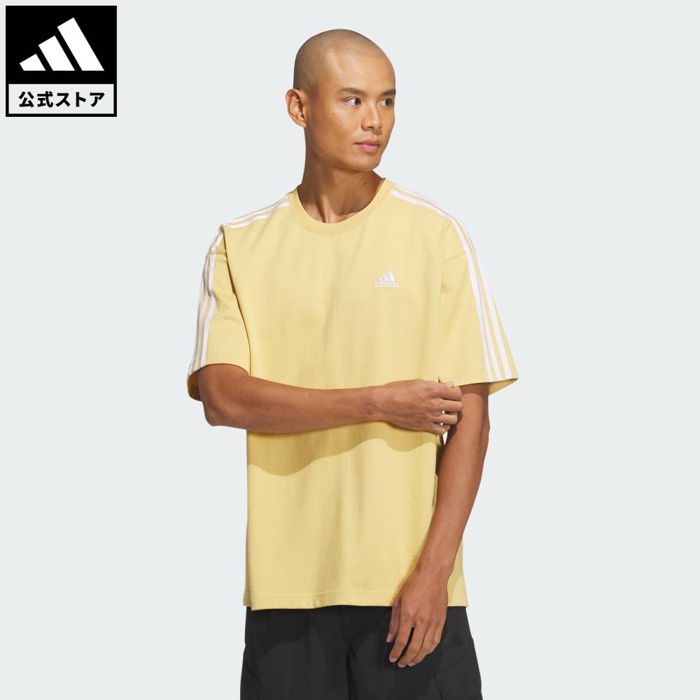 【楽天市場】【公式】アディダス adidas 返品可 ライフスタイル エッセンシャルズ プラス ルーズフィット スリーストライプス 半袖T ...