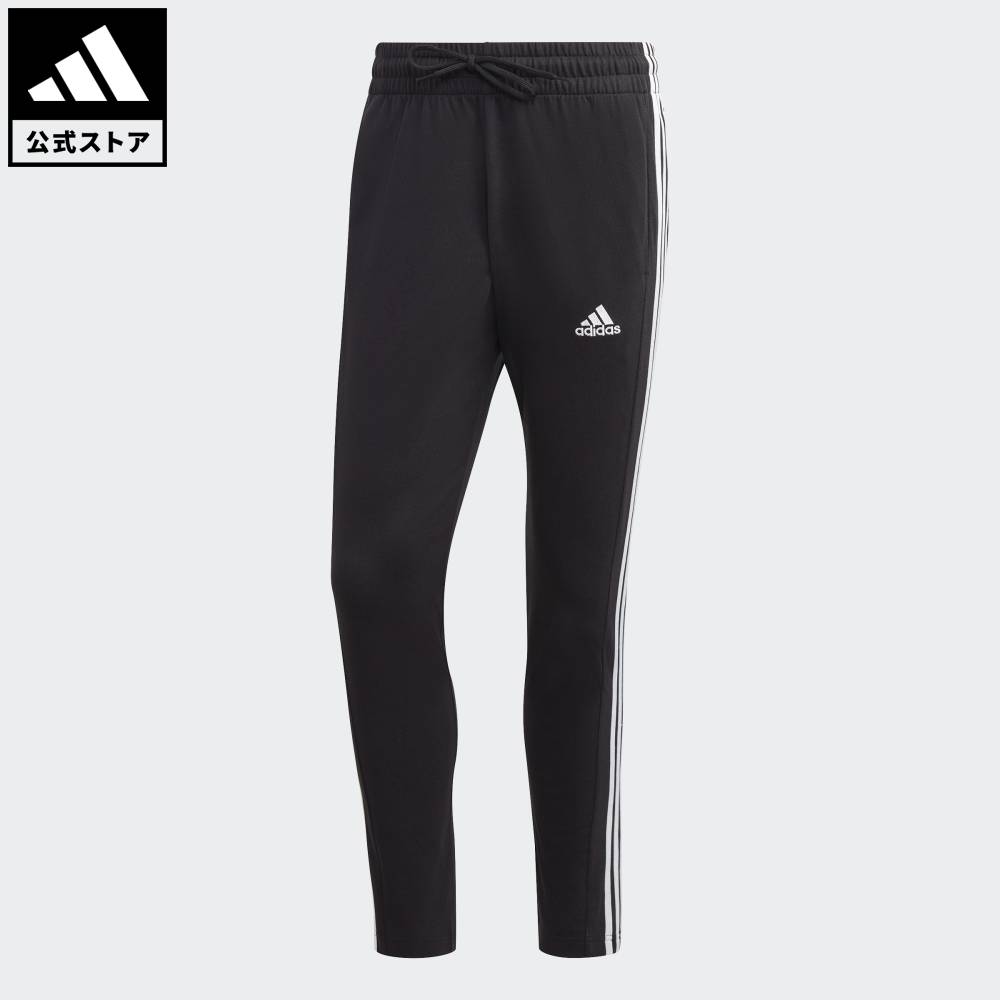 【楽天市場】【公式】アディダス adidas 返品可 ライフスタイル エッセンシャルズ シングルジャージー テーパード オープンヘム スリー ...