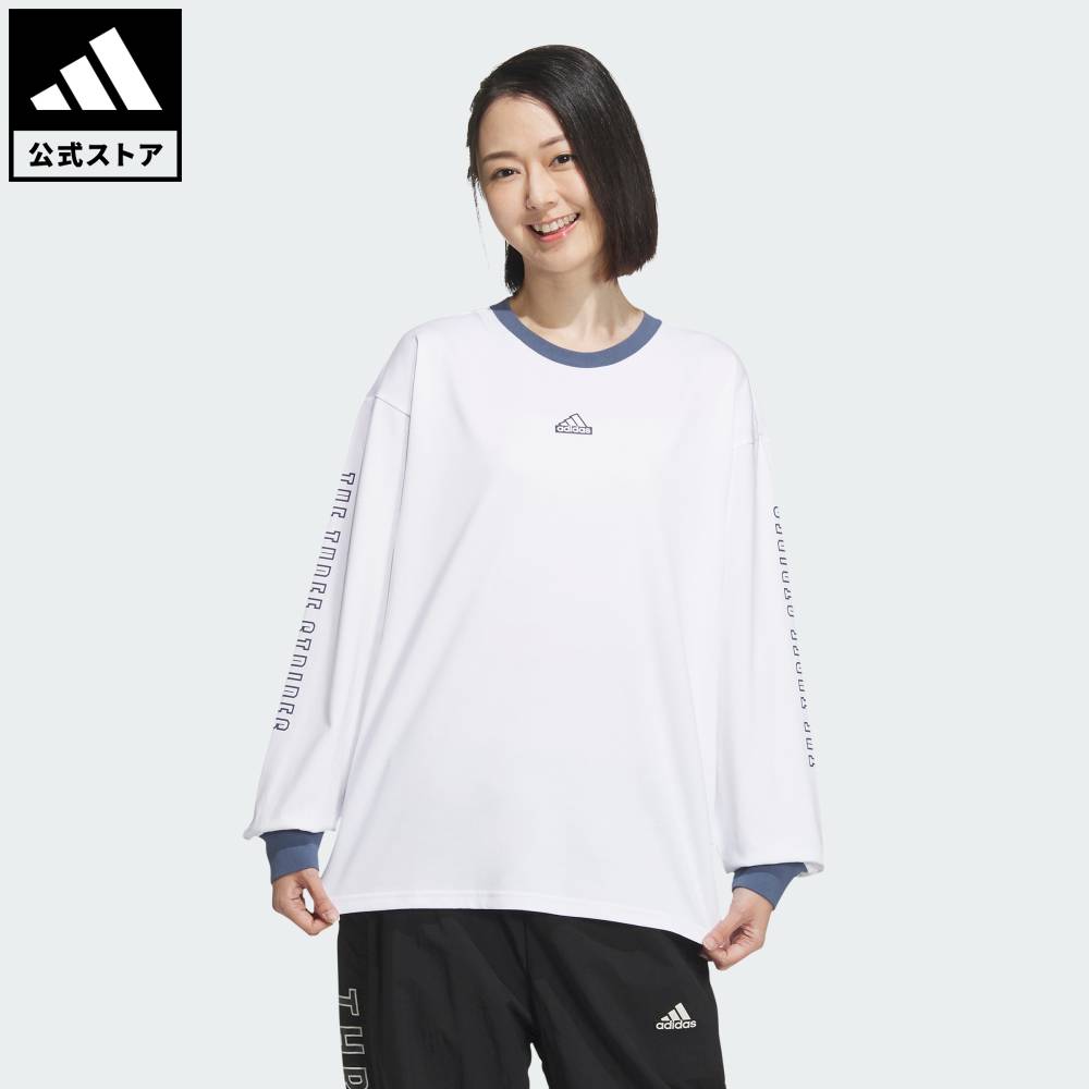 【楽天市場】【公式】アディダス adidas 返品可 ライフスタイル ワーディング ルーズフィット シングルジャージー チュニック スポーツ ...
