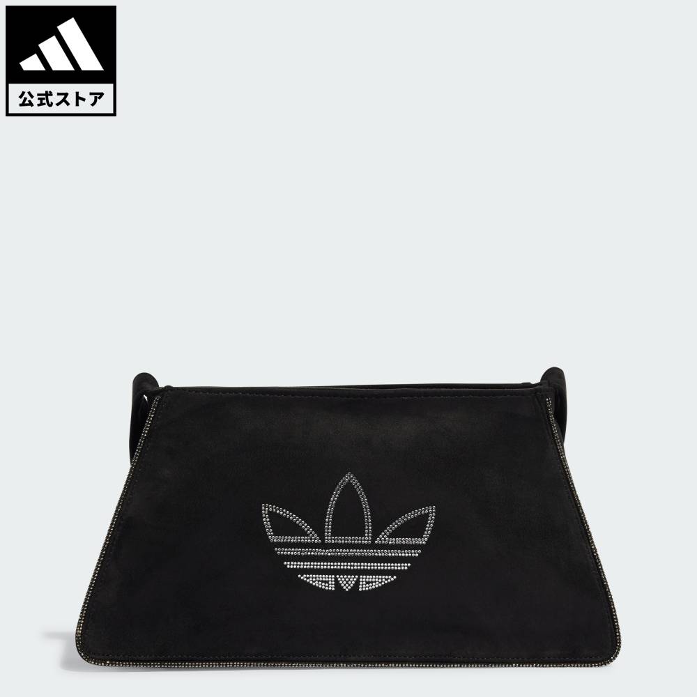 【楽天市場】【公式】アディダス adidas 返品可 ライフスタイル ラインストーン フェイクスエード ショルダーバッグ オリジナルス ...
