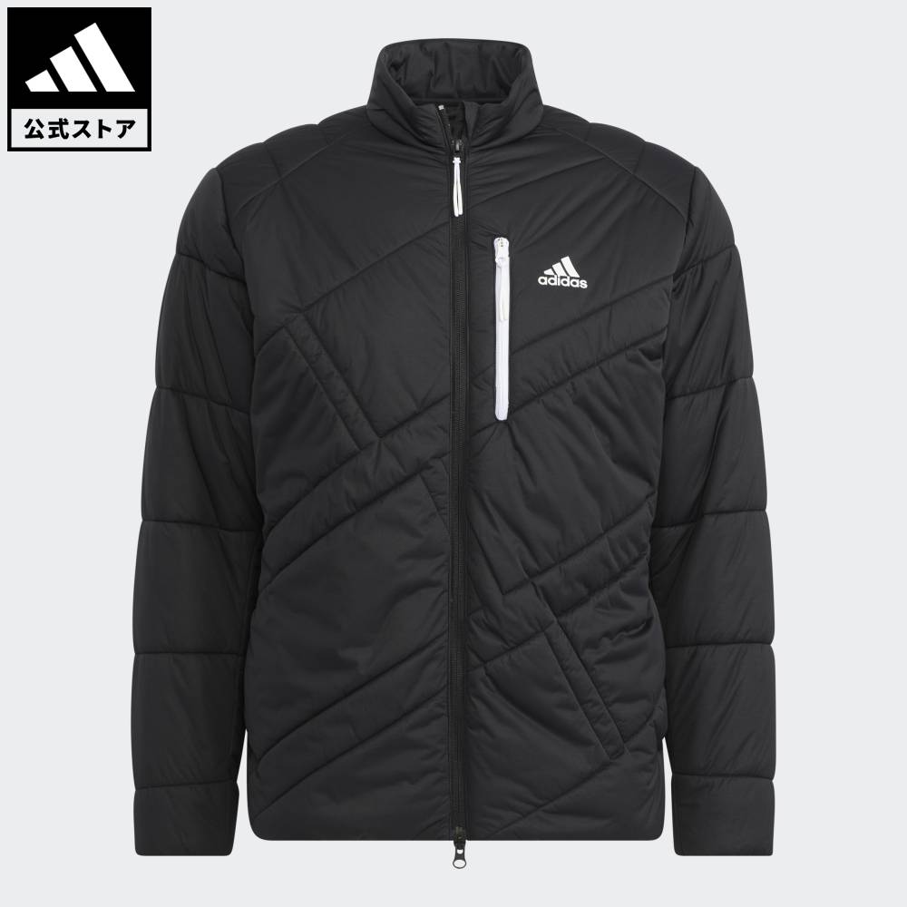 【楽天市場】【公式】アディダス adidas 返品可 ゴルフ 【ゴルフ】ビッグアディダスロゴ 保温 中わた長袖フルジップジャケット ...