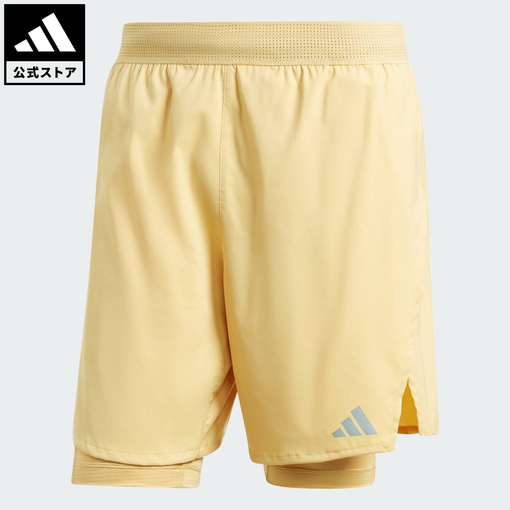 【楽天市場】【公式】アディダス adidas 返品可 ジム・トレーニング HIIT ワークアウト HEAT. RDY 2-in-1ショーツ ...