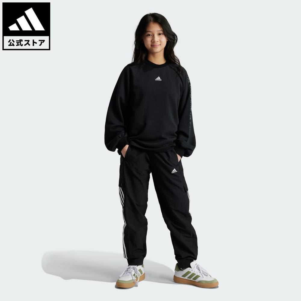 【楽天市場】【公式】アディダス adidas 返品可 ライフスタイル ストリート ジャム ウーブンカフカーゴパンツ キッズ スポーツウェア ...