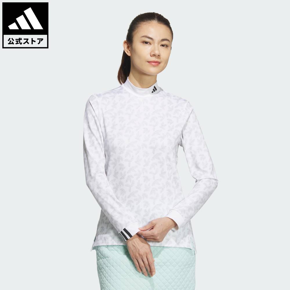 【楽天市場】【公式】アディダス adidas 返品可 ゴルフ 【ゴルフ】パームリーフプリント モックネック L/Sストレッチシャツ ...