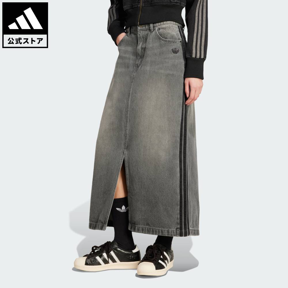 【楽天市場】【公式】アディダス adidas 返品可 ライフスタイル アディカラー スリーストライプス デニム ペンシルスカート オリジナルス ...