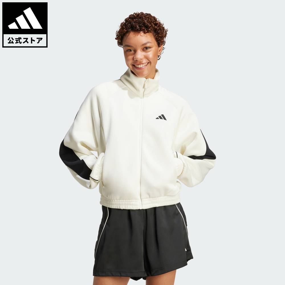 【楽天市場】【公式】アディダス adidas 返品可 ライフスタイル Stadiumトラックトップ スポーツウェア レディース ウェア・服 ...