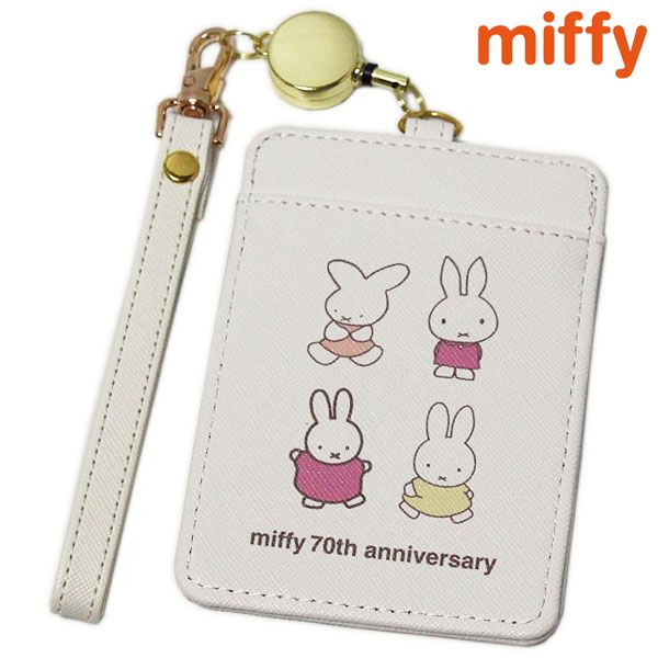 【楽天市場】ミッフィー リール付きパスケース 70th anniversary レディース キッズ 定期入れ：雑貨Shop アド