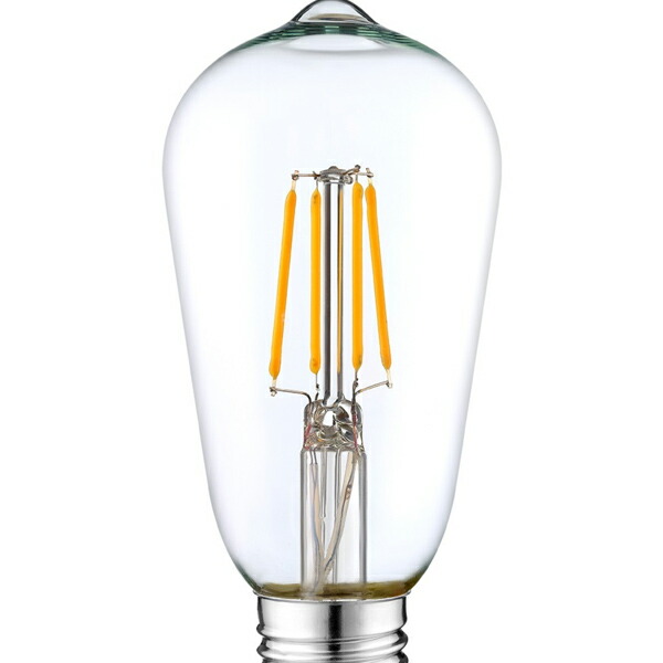 【楽天市場】LED E26型 ST64 1球 エジソン 電球 LEDフィラメント レトロ エジソン電球 フィラメントタイプ 暖色系【送料無料】：AdoorZ