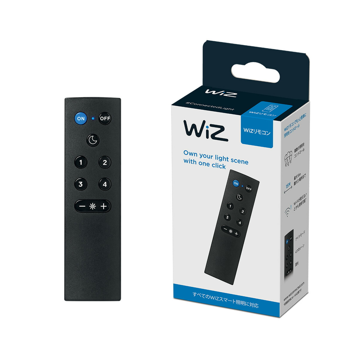 【楽天市場】【公式】WiZ Remote Control │ ウィズ スマートリモコン 遠距離操作 スマートライト スマート電球 スマート電球 ...