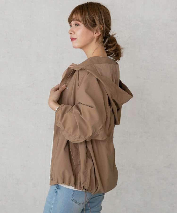 【楽天市場】40%OFFクーポン対象★ ウエスト絞りマウンテンパーカー マウンテンパーカー ジャンパー 絞り アウター コート ジャケット ...