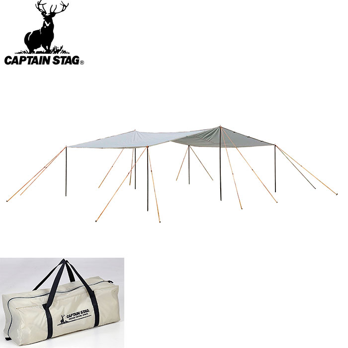 【楽天市場】CAPTAIN STAG CSクラシックス ビッグレクタタープUV【UA1078】キャプテンスタッグ パール金属：アドバンススポーツ