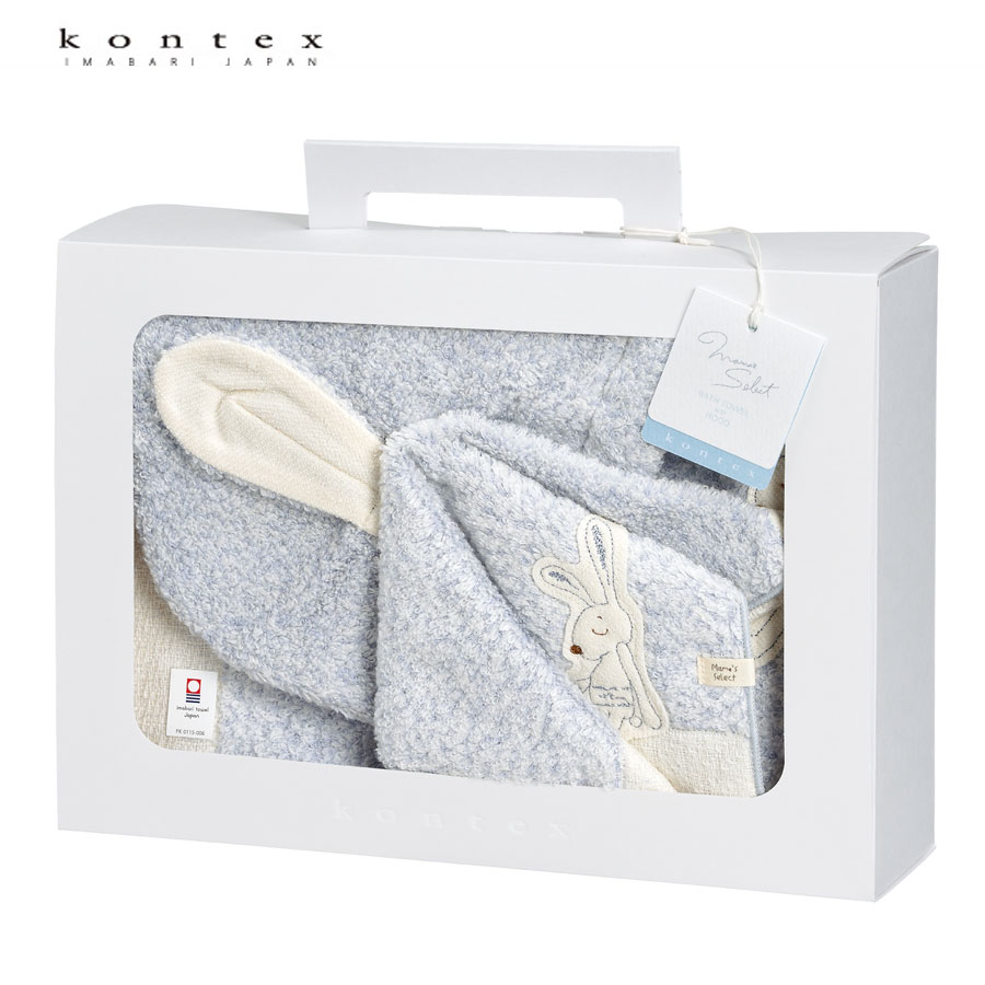 【楽天市場】【KONTEX Mama's Select】Chouette（シュエット）ギフトセット フード付きバスタオル＆ハンカチセット 日本製 ベビー キッズ ナチュラル お祝い 出産 ...