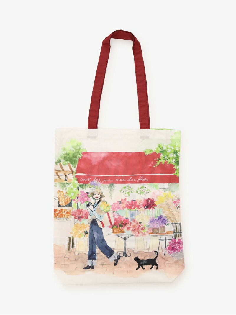 【楽天市場】【SALE／40%OFF】マチ付きショッピングバッグ/miyo tsuchiya Afternoon Tea LIVING ...