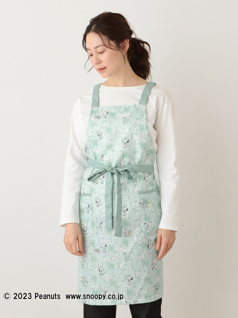 【楽天市場】エプロン/PEANUTS Afternoon Tea LIVING アフタヌーンティー・リビング 食器・調理器具・キッチン用品 ...