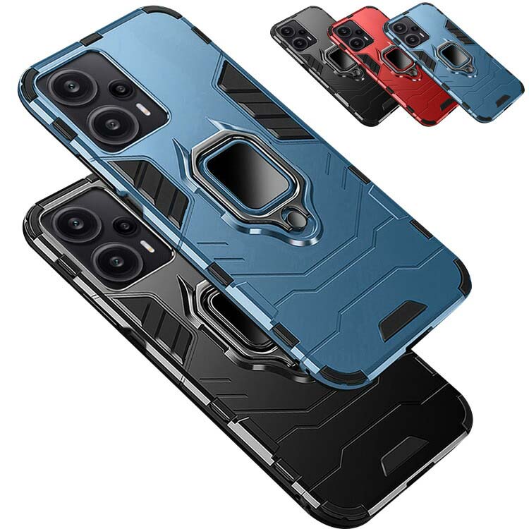 【楽天市場】Xiaomi POCO F5 ケース 耐衝撃 2重構造 一体型リング付き ストラップ付き シャオミ ポコ F5 アンドロイド ...