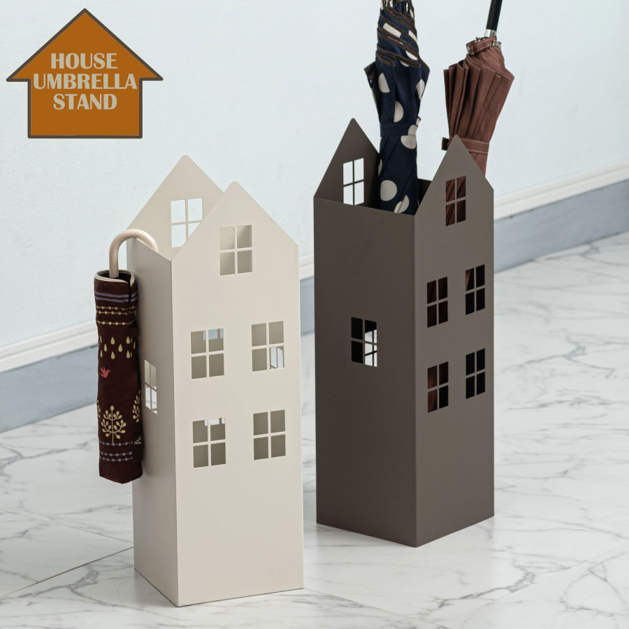 【楽天市場】ハウス型 傘立て LFS-185DGY LFS-185WH ダークグレー ホワイト 水受けトレイ付き スチール アンブレラスタンド 傘たて かさたて 角 四角 ワイド オフィス ...