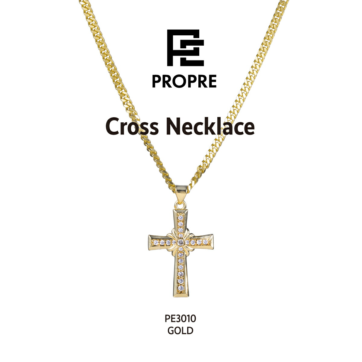 【楽天市場】PROPRE プロープル 金 ネックレス 金ネックレス 十字架 クロス ネックレス ゴールド ネックレス メンズ ネックレス 金 チェーン ヒップホップ ストリート プレゼント：aibee