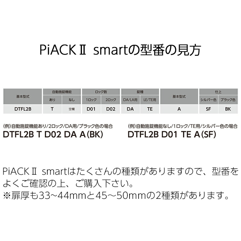 【楽天市場】スマートロック 後付け キーレス テンキー 暗証番号 電気錠 miwa PiACK2 ピアック2 smart 1ロック DTFL2B-D01DAA DT33～44：防犯グッズのあんしん壱番
