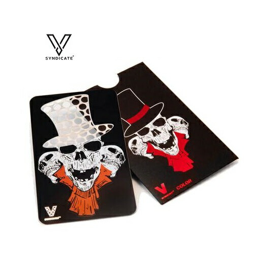 【楽天市場】V SYNDICATE Credit Card Grinder （Skull) - カード型グラインダー スカル/ハーブミキサー ...