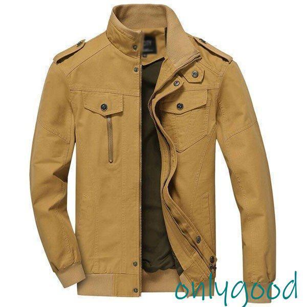 【楽天市場】ミリタリージャケットメンズライトアウターライダーススプリングコートサファリジャケット3色メンズファッション全店2点：アイケイ楽天市場店