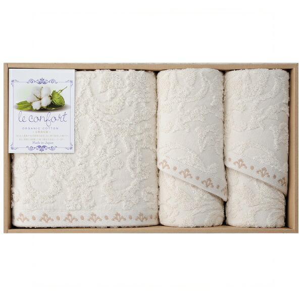 【楽天市場】コンフォートオーガニック バス・フェイスタオル CF-1640【 内祝い 出産内祝い 初節句 入学内祝い お返し 入学祝 ギフト ...