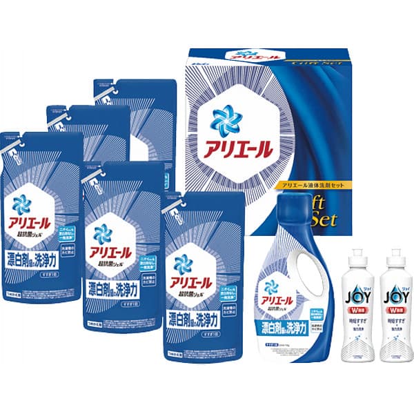 【楽天市場】【送料無料】P＆G アリエール液体洗剤セット PGCG-40D／PGCG-40E 入学内祝い お返し 出産内祝い 入園内祝 結婚内祝い 引出物 法事 快気祝い 香典返し 洗剤ギフト ...