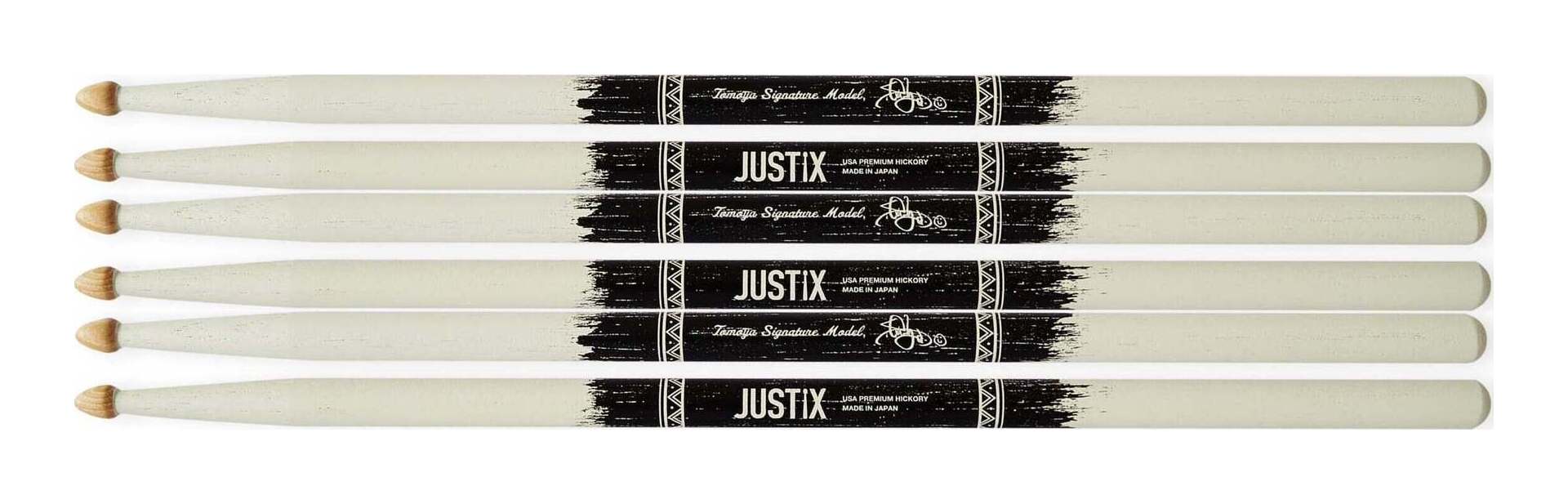【楽天市場】【ご予約商品:1/15発売】【送料込】JUSTIX JSX-TMYW/3ペア Tomoya ONE OK ROCK ワンオク シグネチャー ドラム スティック/3ペア：愛曲楽器 ...