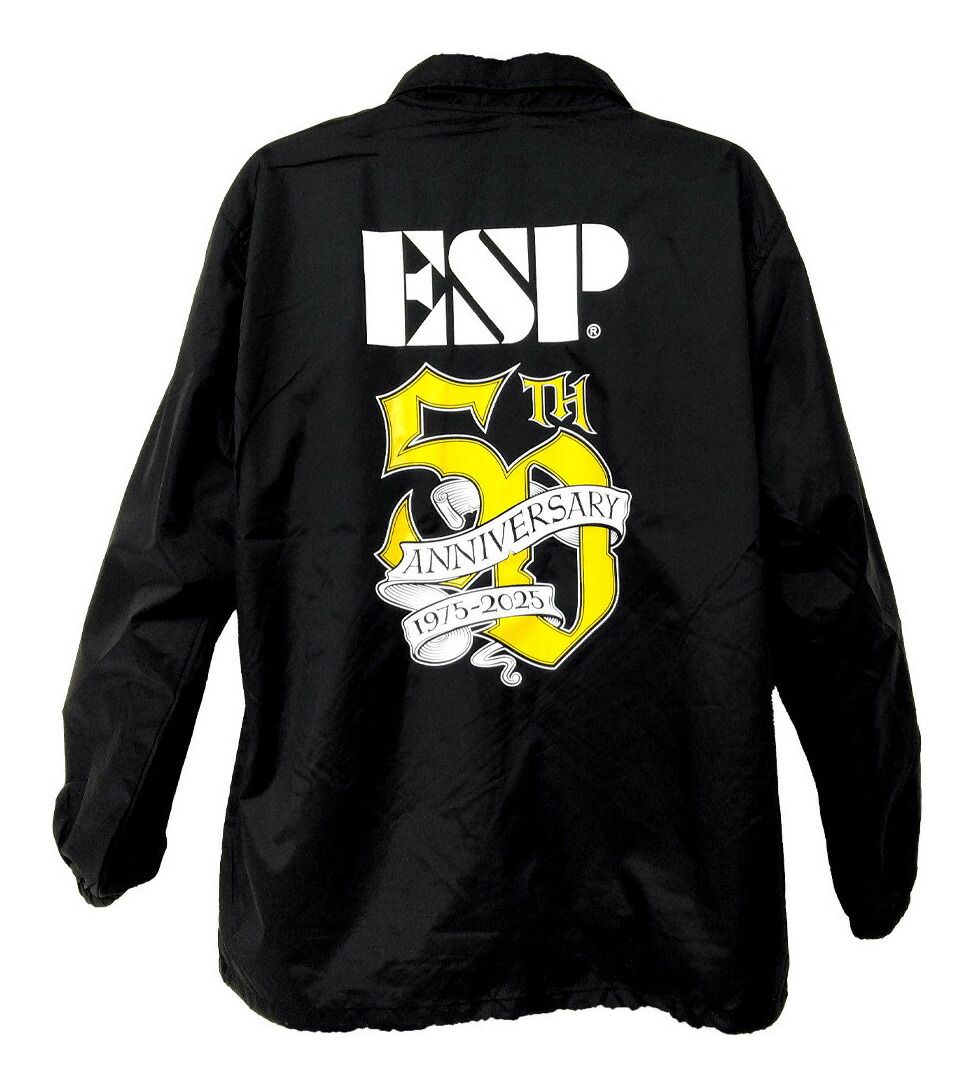 【楽天市場】【送料込】ESP COACH JACKET 50th [XLサイズ] イーエスピー 創業50周年記念 コーチジャケット ブラック：愛曲楽器