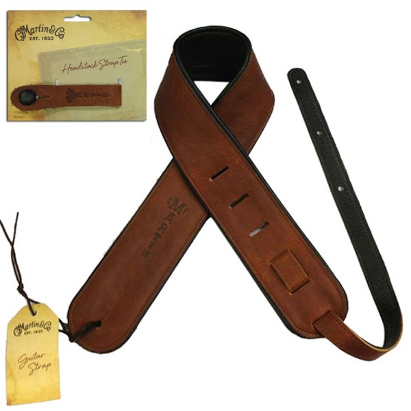 【楽天市場】【送料込】【ストラップボタン付】MARTIN マーチン 18A0028 Premium Rolled Leather ギター ...