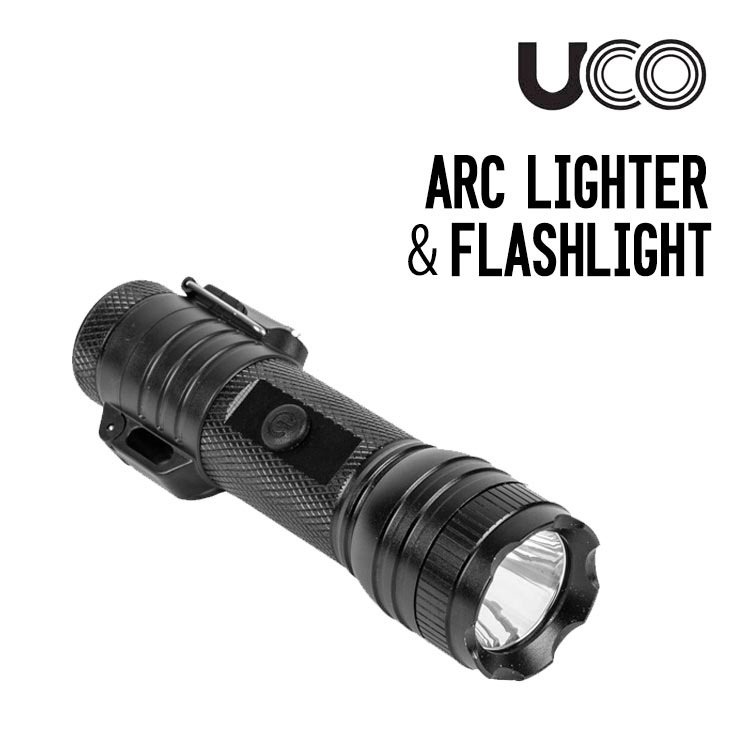 【楽天市場】UCO ユーコ ARC LIGHTER ＆ FLASHLIGHT アーク ライター＆フラッシュライト 正規品 キャンプ 火起こし ...