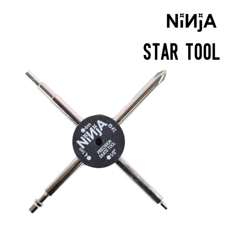 【楽天市場】NINJA ニンジャ STAR TOOL スター ツール 正規品 スケートボード スケボー SK8 万能ツール：スノーボード ...