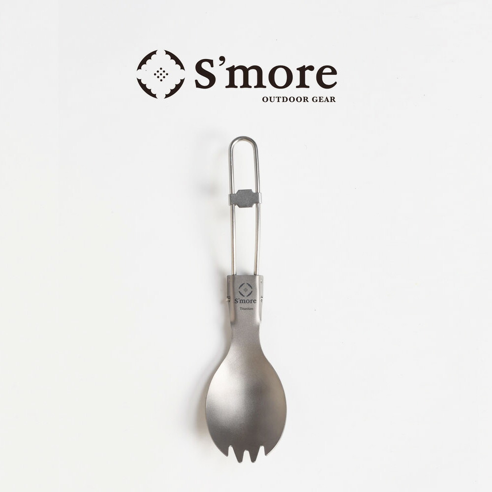 【楽天市場】【S'more /Titanium FD Spoon】 キャンプ カトラリー スプーン チタン アウトドア おしゃれ 折りたたみ ...