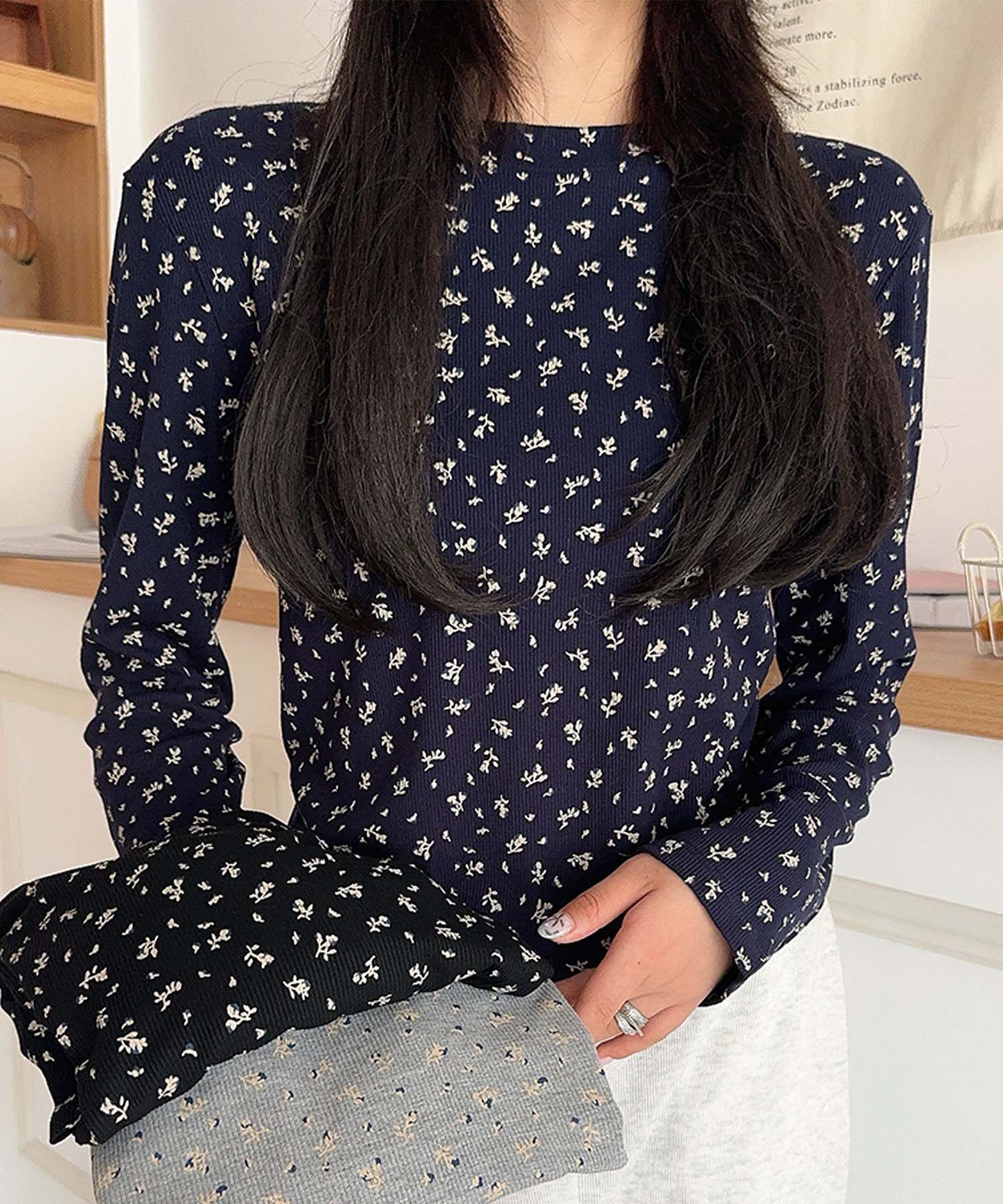 【楽天市場】10%OFF＆【2025NEW】【Aimoha】花柄プリント長袖Tシャツ レディース シンプルカジュアル 花柄デザイン 高品質素材 快適な着心地 オールシーズン着用可能 日常 ...