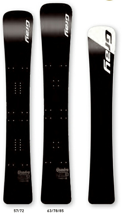 【楽天市場】GRAY SNOWBOARDS [ QUADRA 163/178/185cm @172000] グレイ スノーボード【正規代理店 ...