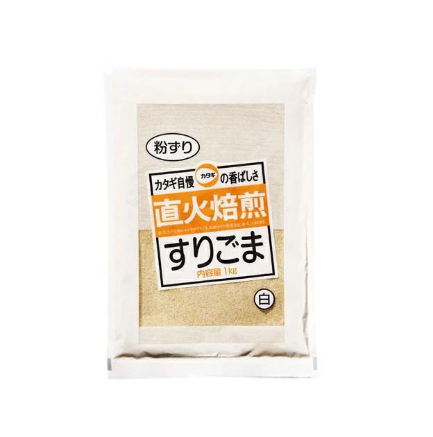 【楽天市場】カタギ 自家焙煎 すりごま 白 粉ずり 1kg 業務用：アイム